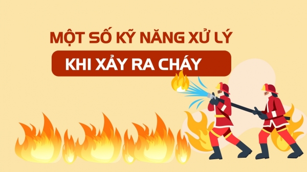 Một số kỹ năng xử lý khi xảy ra cháy